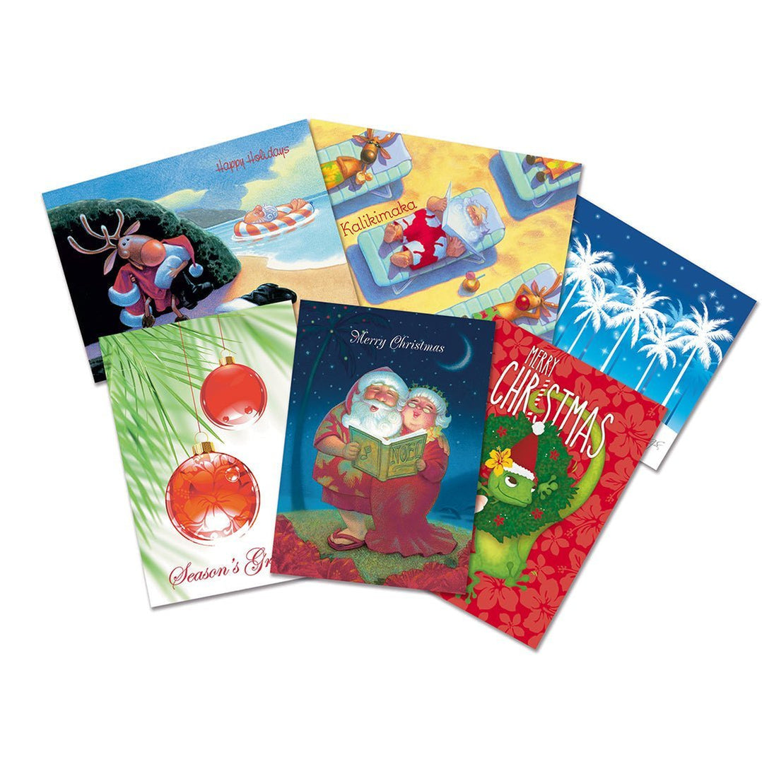 24-CT Assorted Pack 6, Value Xmas Card Pack — Leilanis Attic
