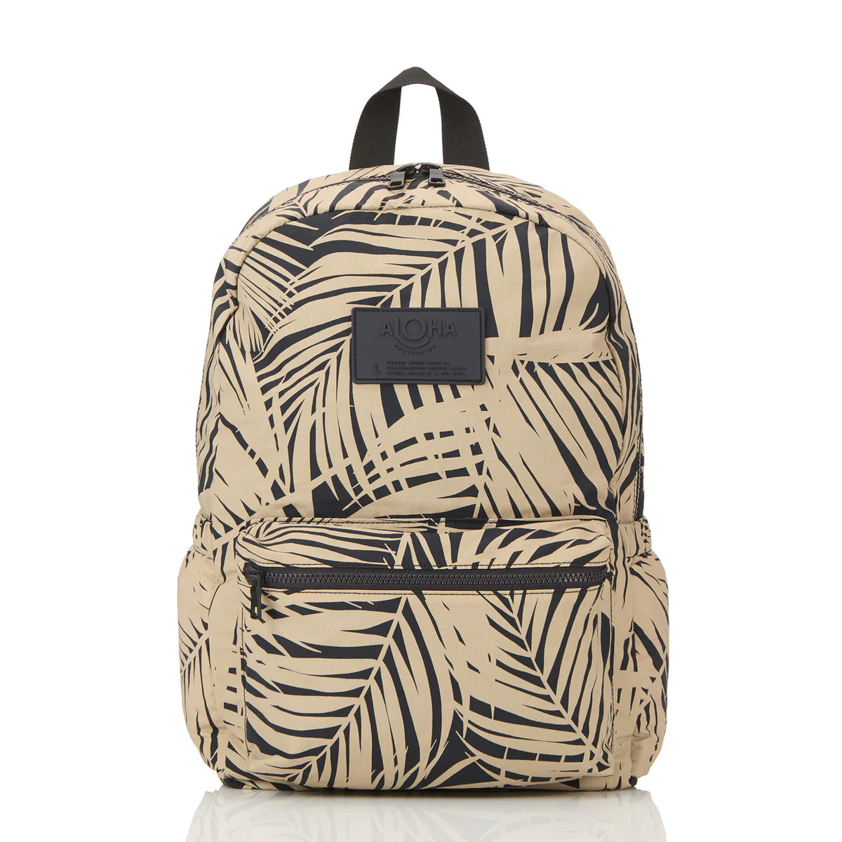 Aloha Collection, "Areca Backpack" - Frappe/Black — Leilanis Attic