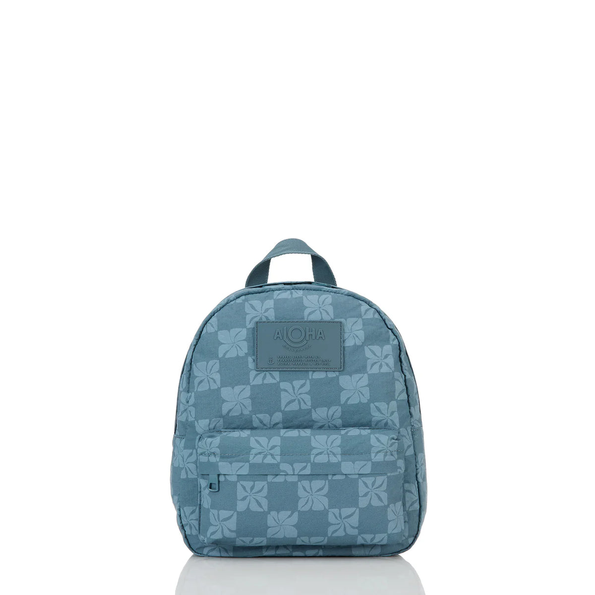 Aloha Collection, "Pua Check Mini Backpack" - Slate — Leilanis Attic