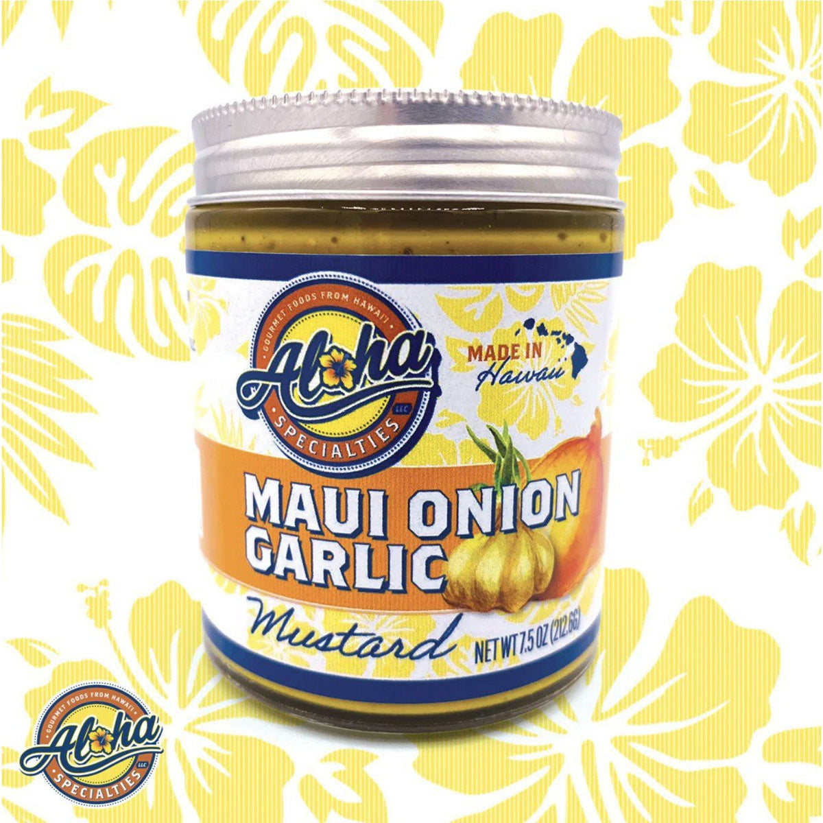 Aloha Specialties Maui Onion Garlic Mustard, 7.5oz — Leilanis Attic