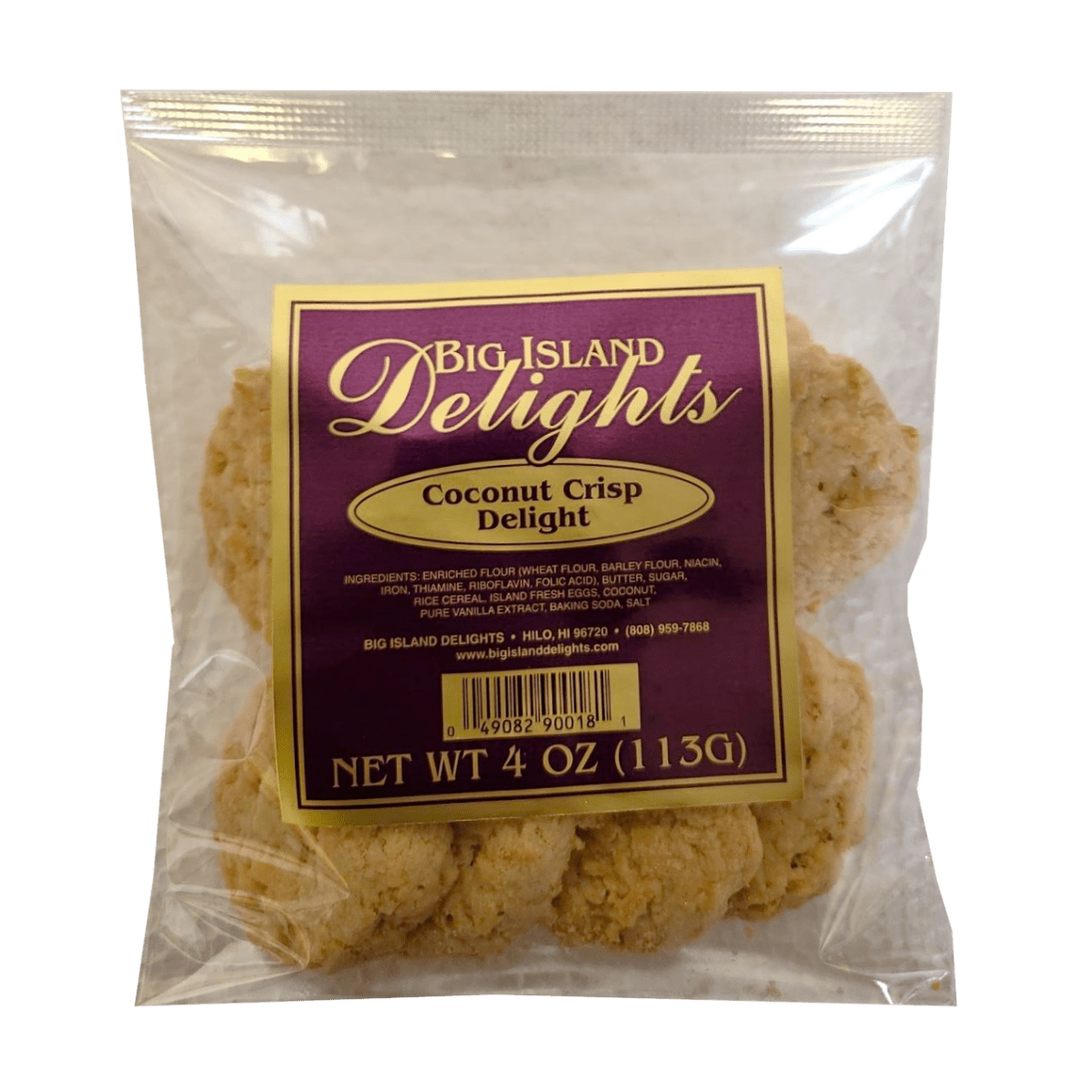 Coconut Crisps Cookies, Big Island Delights — Leilanis Attic