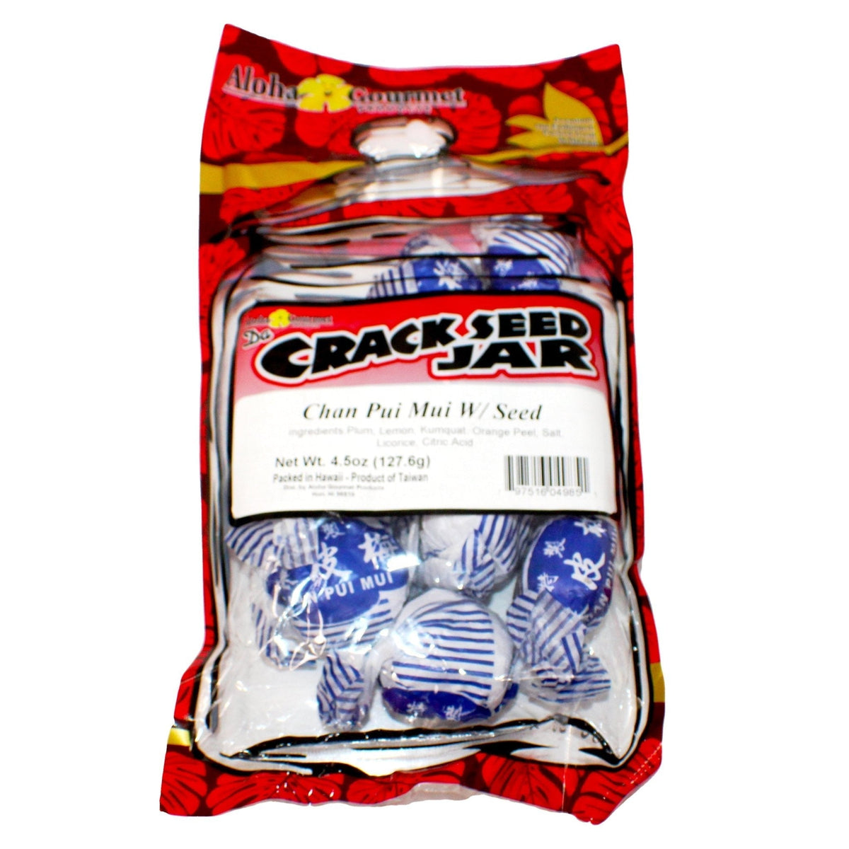 Da Crackseed Jar Chan Pui Mui with Seed 4.5oz — Leilanis Attic