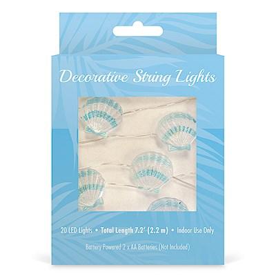 Decorative String LED Lights, Scallop Shell — Leilanis Attic