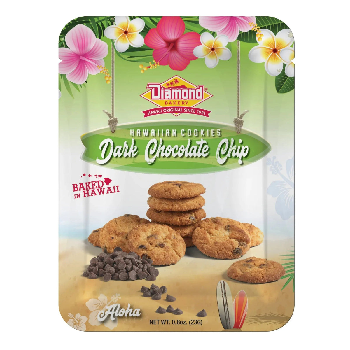 Diamond Bakery Cookies Dark Chocolate Chip 0.8oz — Leilanis Attic
