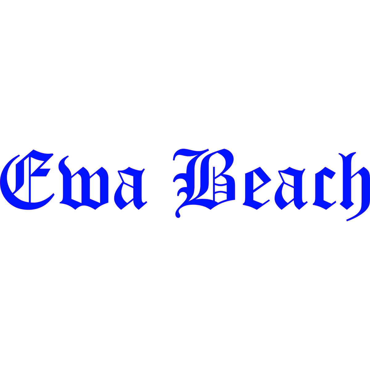 Ewa Beach Decal exclusive at Leilanis Attic