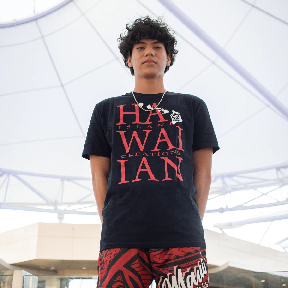 HIC "Line Up", Black Men's T-Shirt — Leilanis Attic
