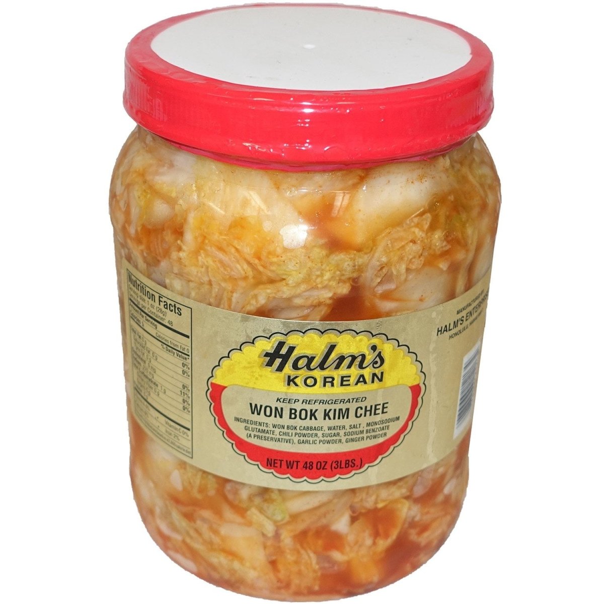 Halms Won Bok Kim Chee 48oz — Leilanis Attic