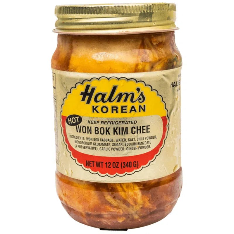 Halms Won Bok Kim Chee, Hot 12oz — Leilanis Attic