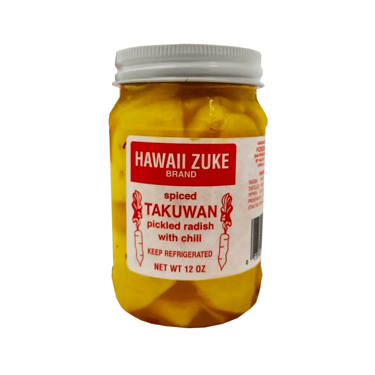 Hawaii Zuke Brand Takuwan Pickled Radish - Spiced 12oz — Leilanis Attic