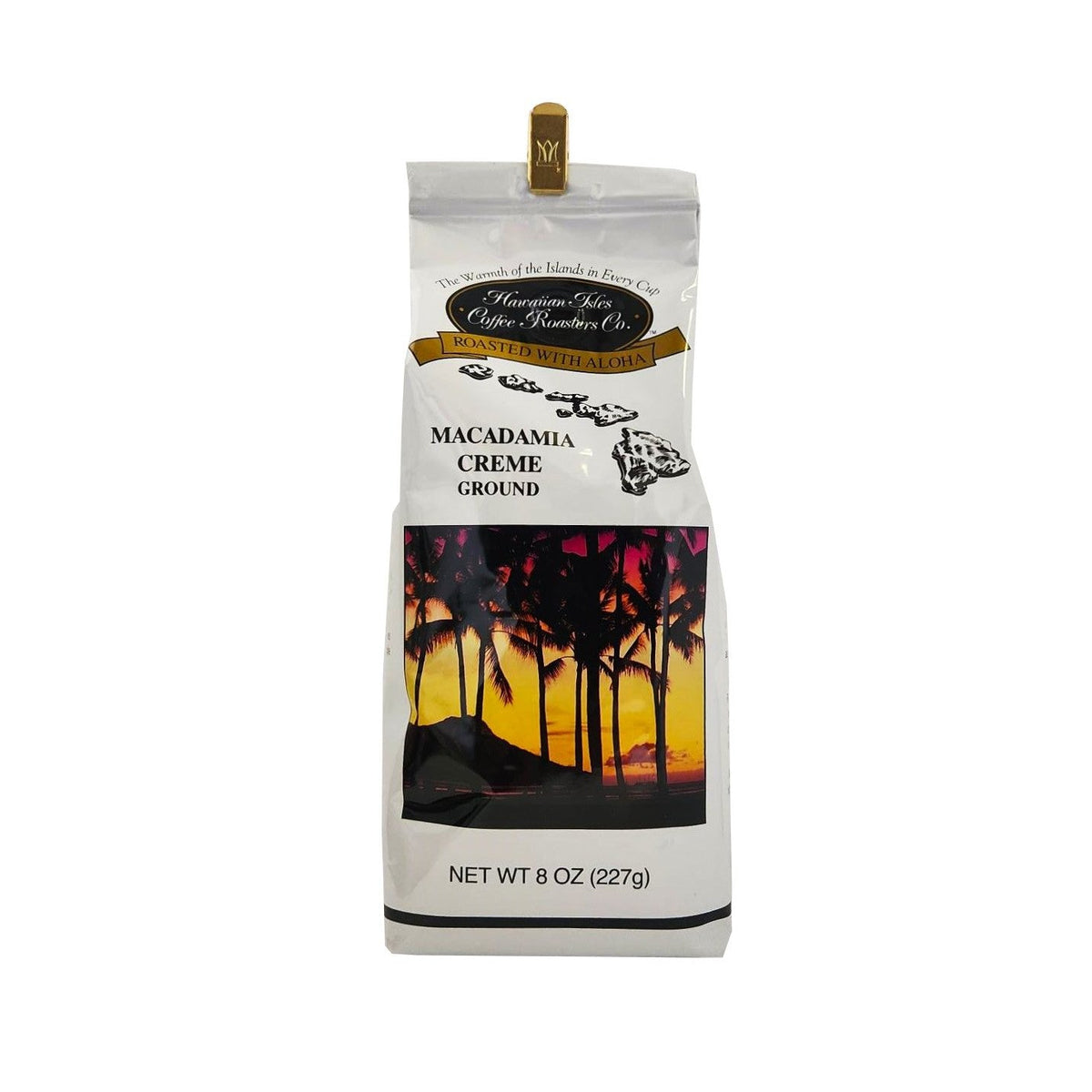 Hawaiian Isles Coffee Roasters Co. Macadamia Creme Ground Coffee 8oz ...