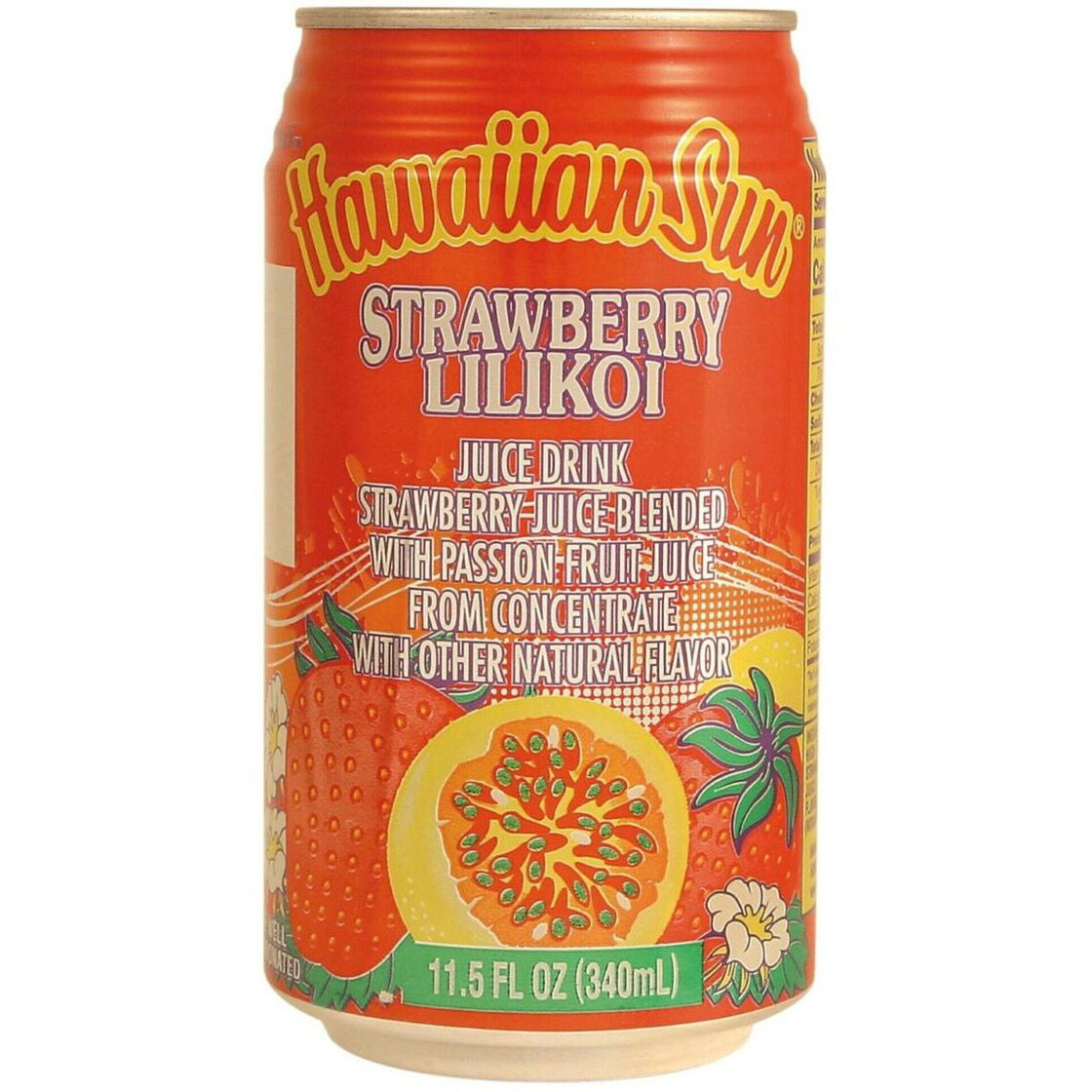 Hawaiian Sun Strawberry Lilikoi Can Juice Drink — Leilanis Attic