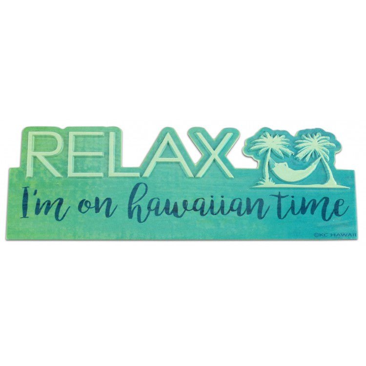 Hawaiian Time Table Sign — Leilanis Attic