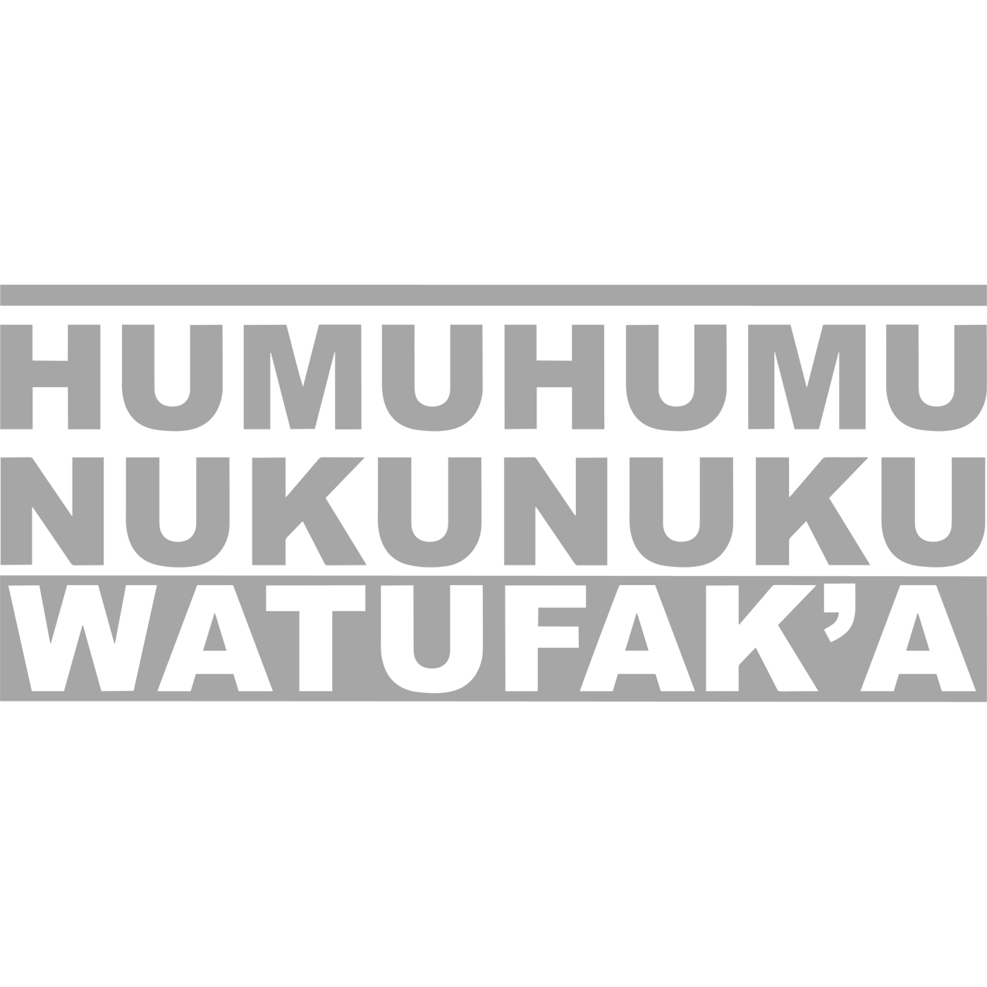 Humu Humu Sticker exclusive at Leilanis Attic