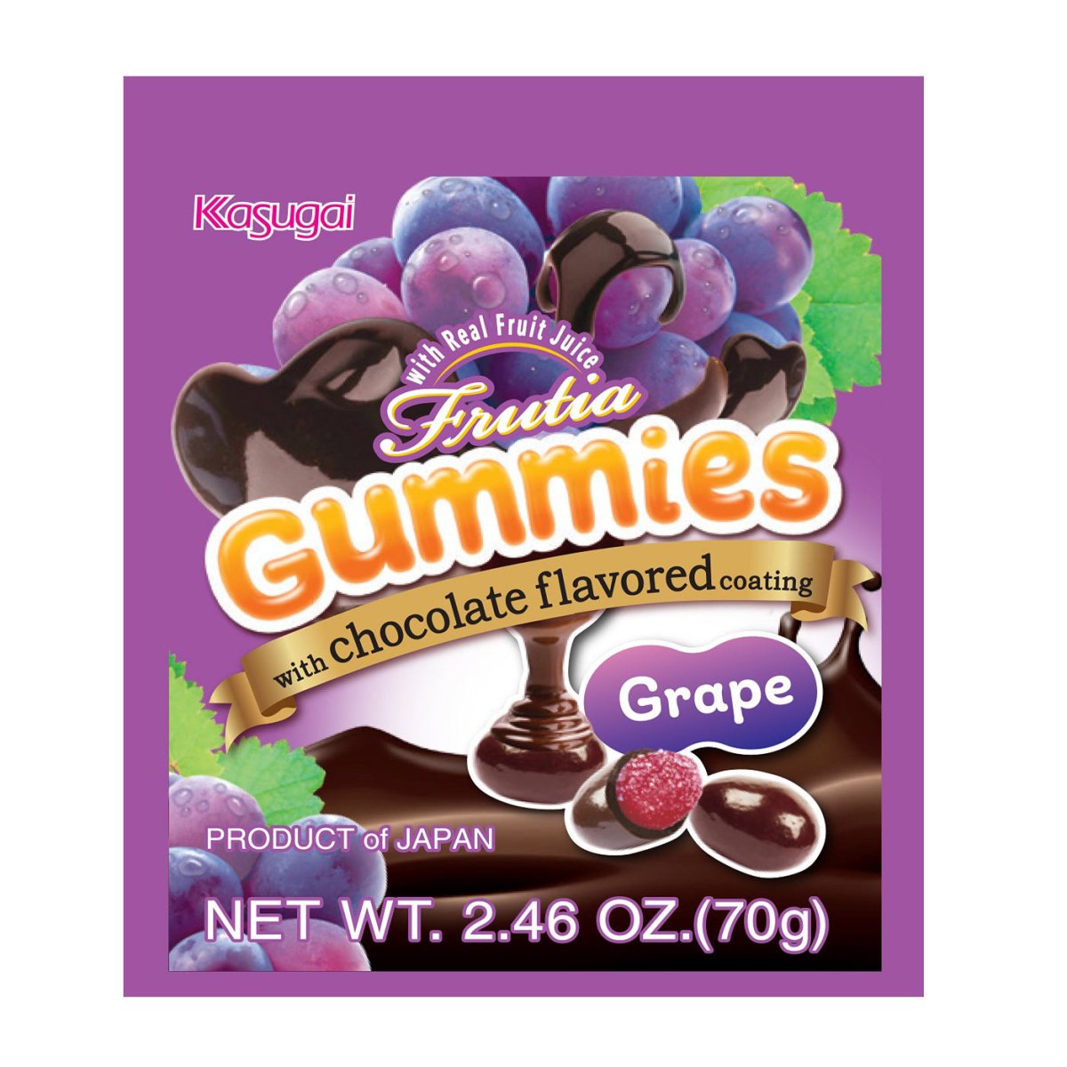 Kasugai Chocolate Gummy Grape, 2.46 oz — Leilanis Attic