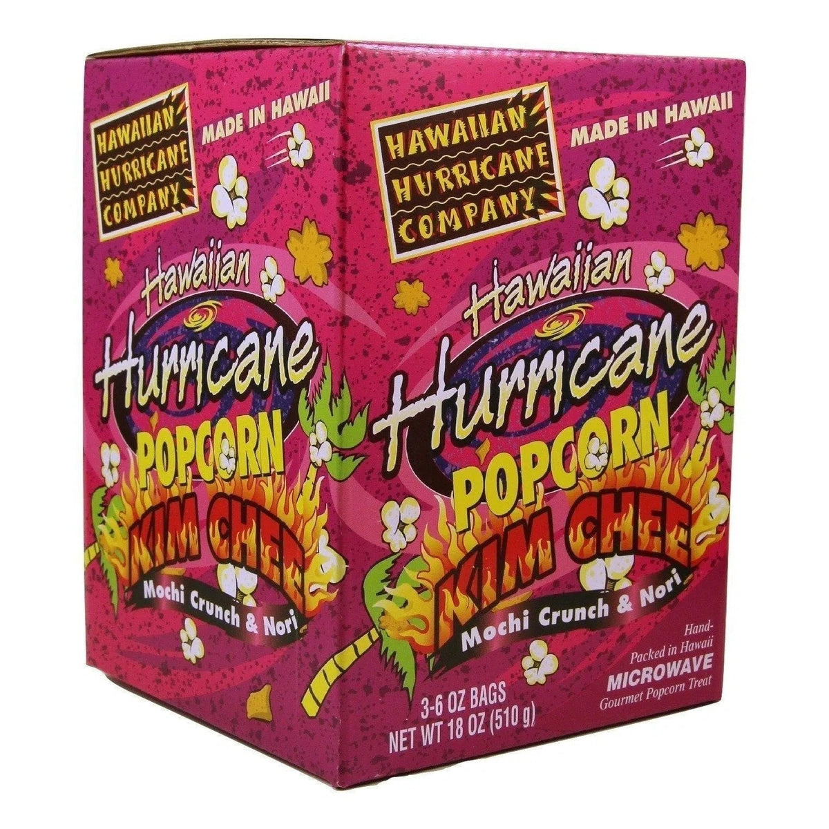 Kim Chee Popcorn, Microwave 3 Pack Gift Box, 6oz — Leilanis Attic