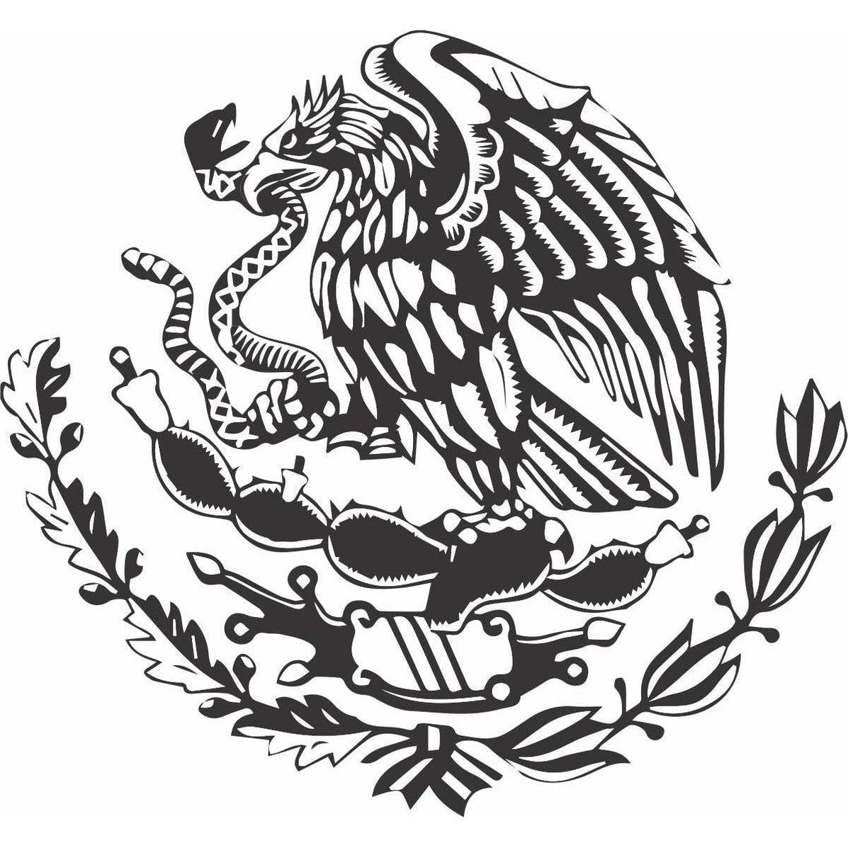 Laser Engraved Mexico COA Seal Flask exclusive at Leilanis Attic