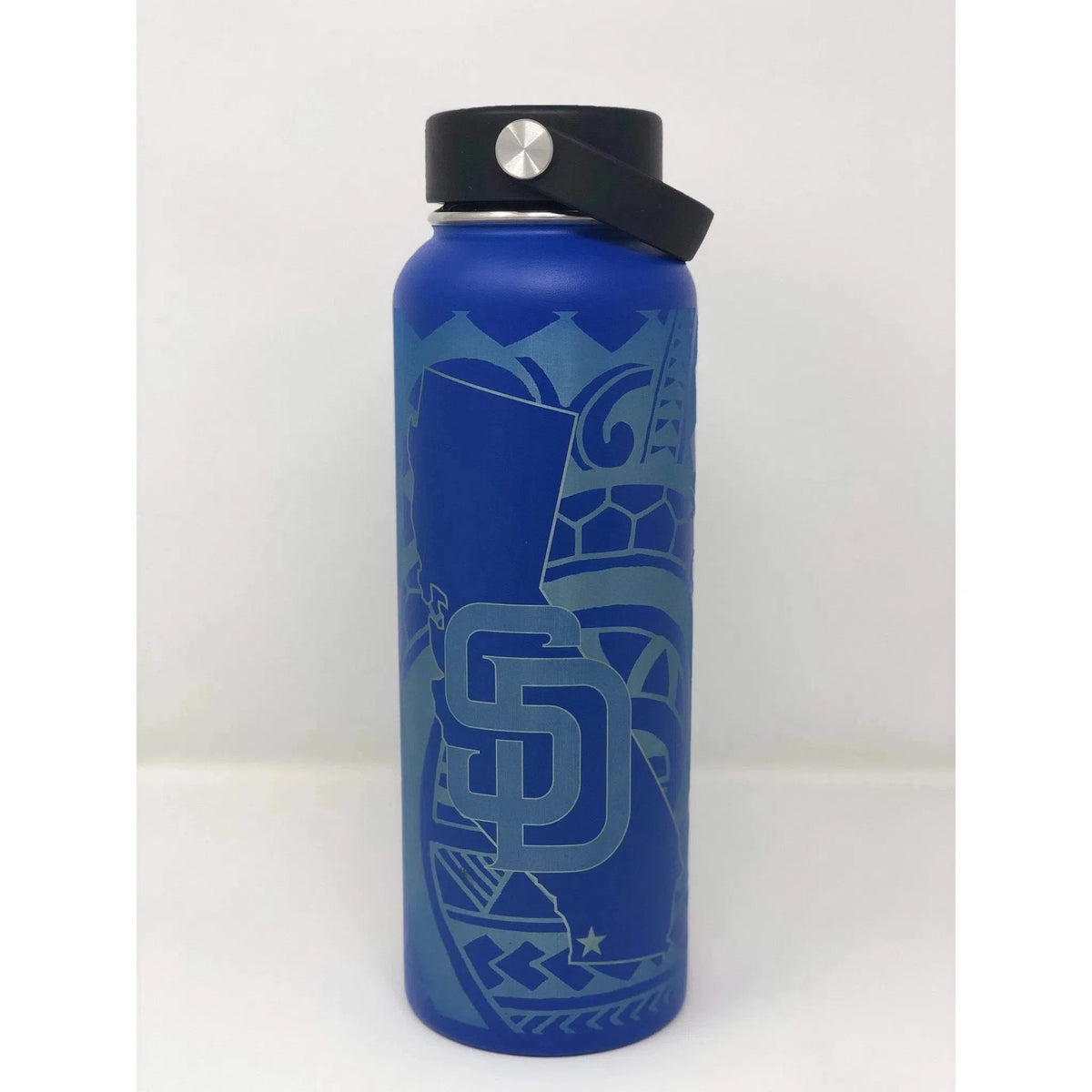 Laser Engraved SD California Flask exclusive at Leilanis Attic