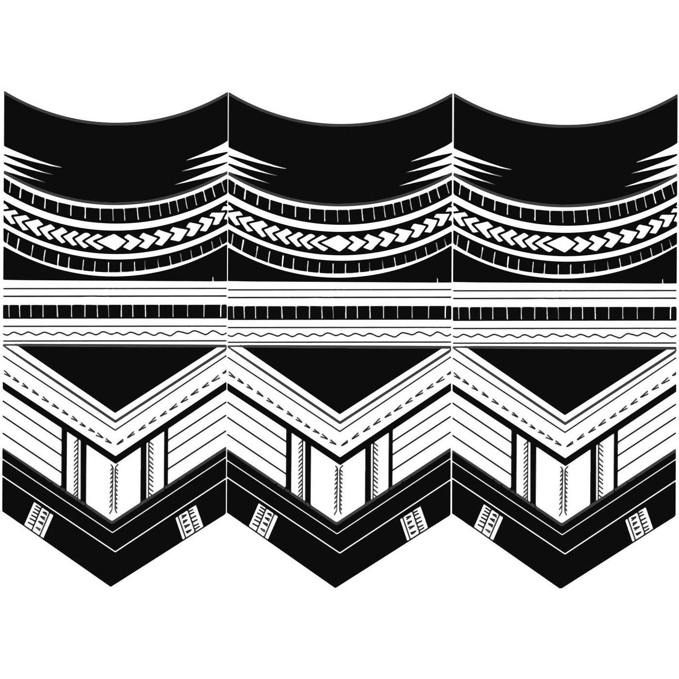 Laser Engraved Tribal Wrap 1 Flask — Leilanis Attic