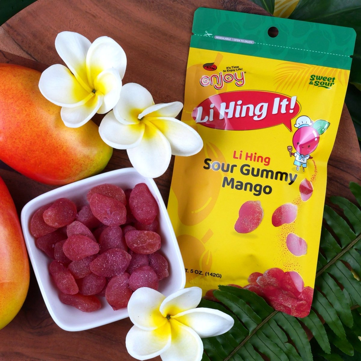 Li Hing It! Sour Gummy Mango 5 oz — Leilanis Attic