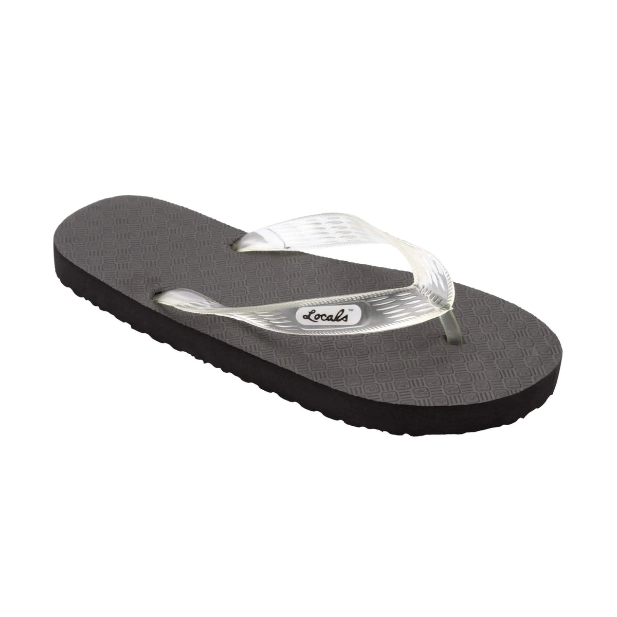 Locals - Original Men's Translucent Clear Strap Slippah — Leilanis Attic