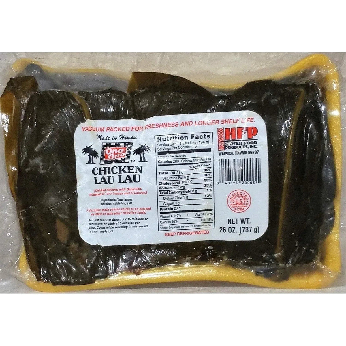 Ono Chicken Laulau 3pk — Leilanis Attic