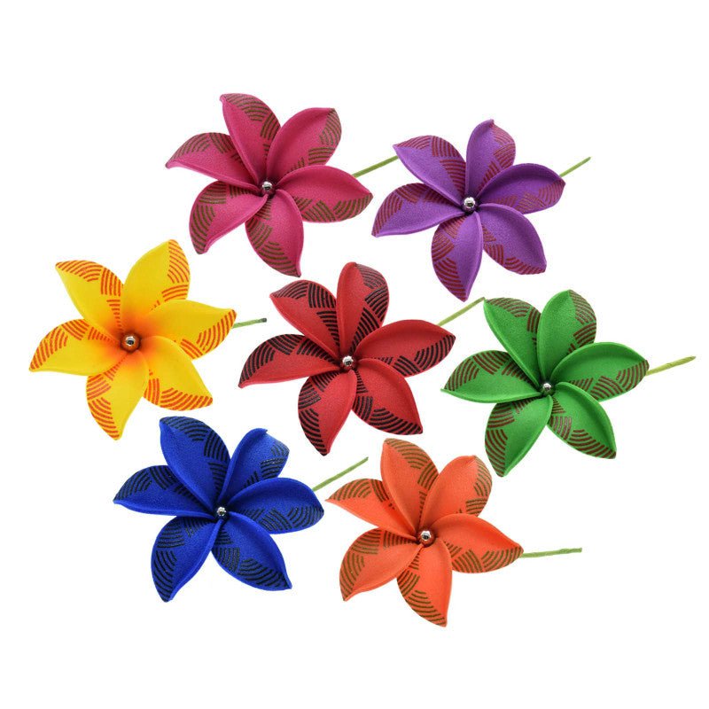 Plumeria Flower Hair Sticks with Tahitian Pearl — Leilanis Attic