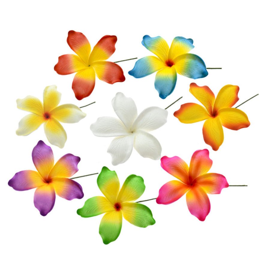 Plumeria Foam Flower Hair Stick — Leilanis Attic