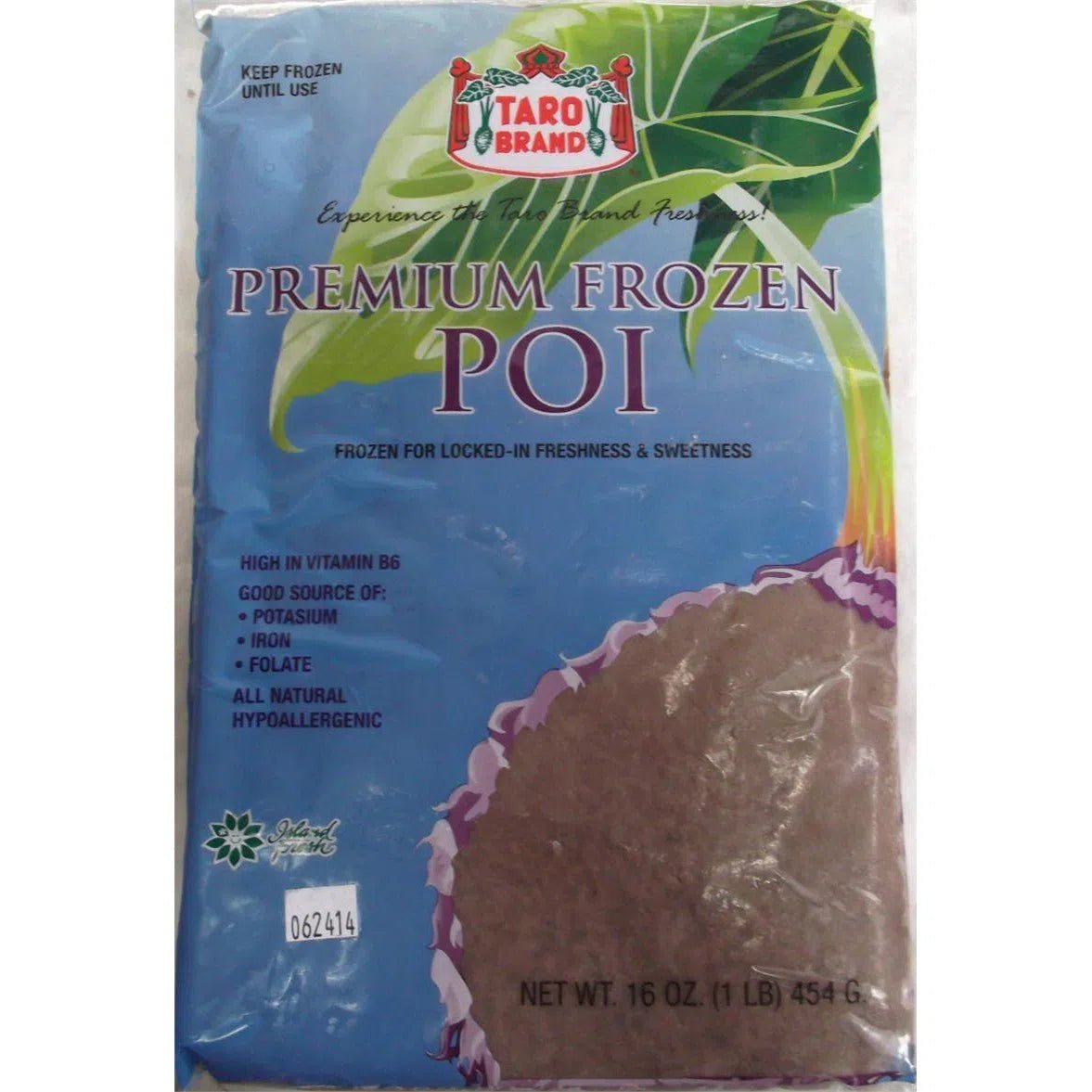 Taro Brand Premium (Sweeter) Poi, Frozen Flat, 1 LB — Leilanis Attic