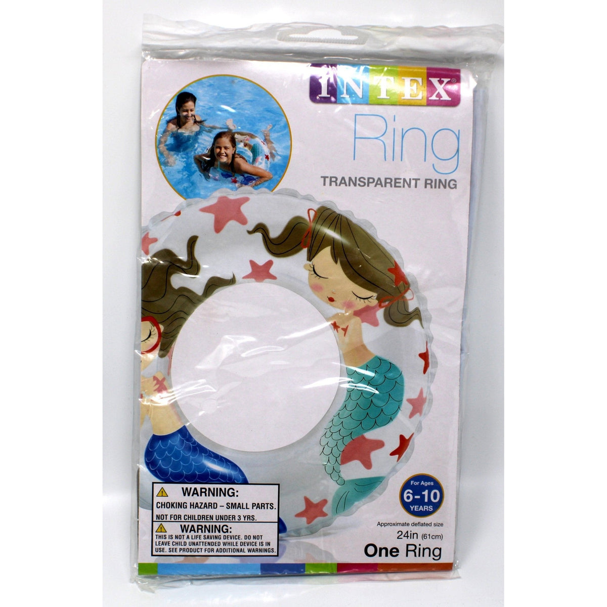 Transparent Ring Pool Floatie, Mermaid — Leilanis Attic