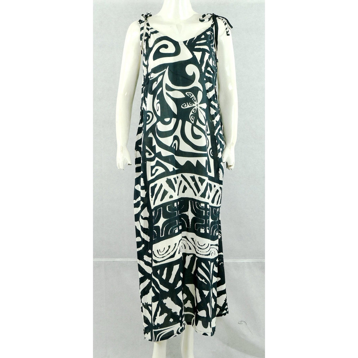 Waimea Dress Tappa Tiare — Leilanis Attic