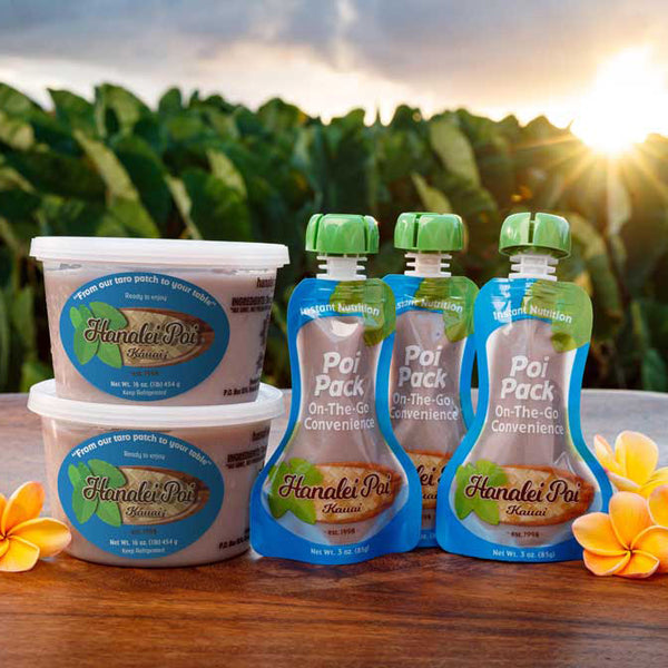 Taro Brand Premium (Sweeter) Poi, Frozen Flat, 1 LB — Leilanis Attic