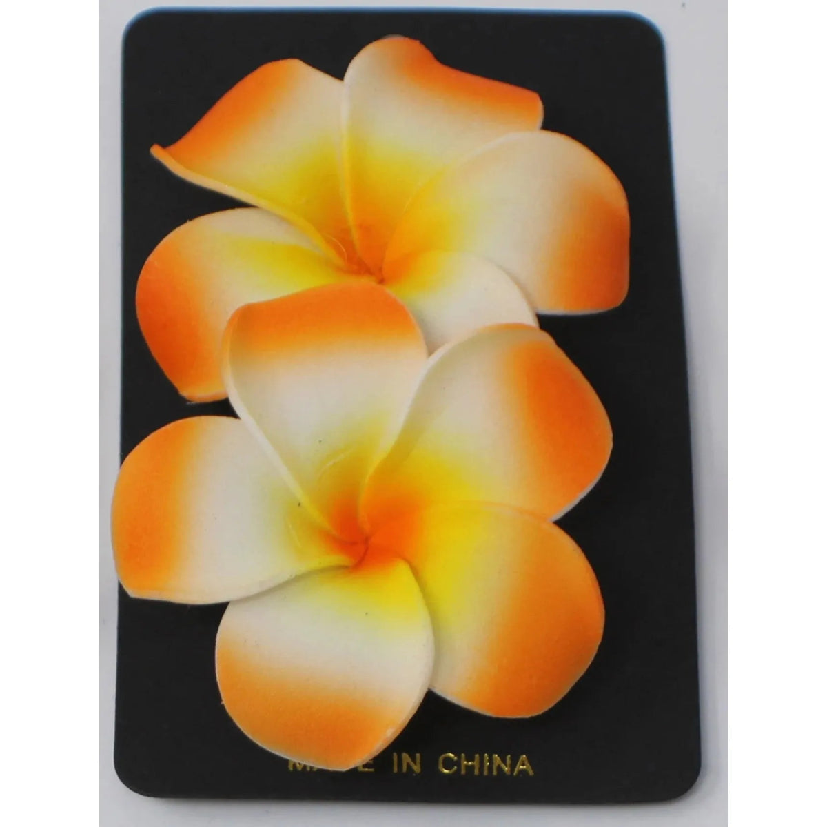 Plumeria Flower Hair Clips Various Colors - 2 Piece Set — Leilanis Attic